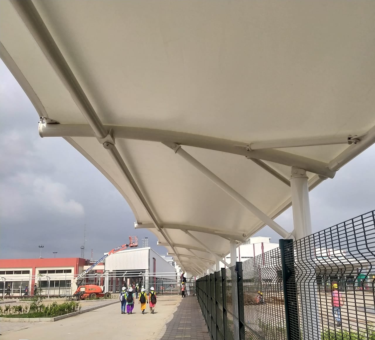 Outdoor Walkway Shade | Walkway Shade for Sale | The Royal Shade