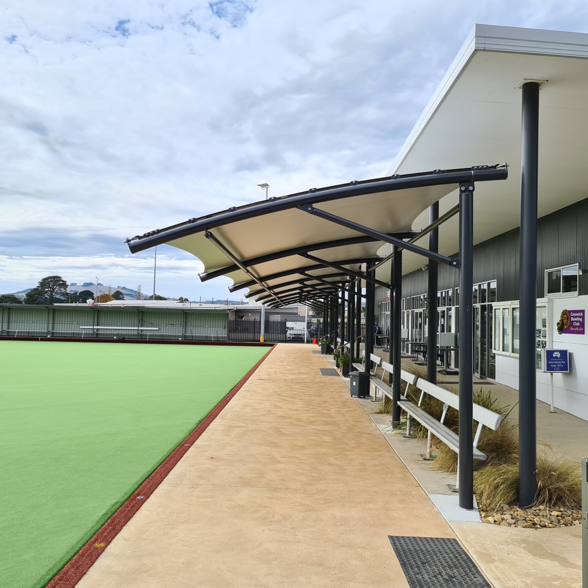 Outdoor Walkway Shade | Walkway Shade for Sale | The Royal Shade