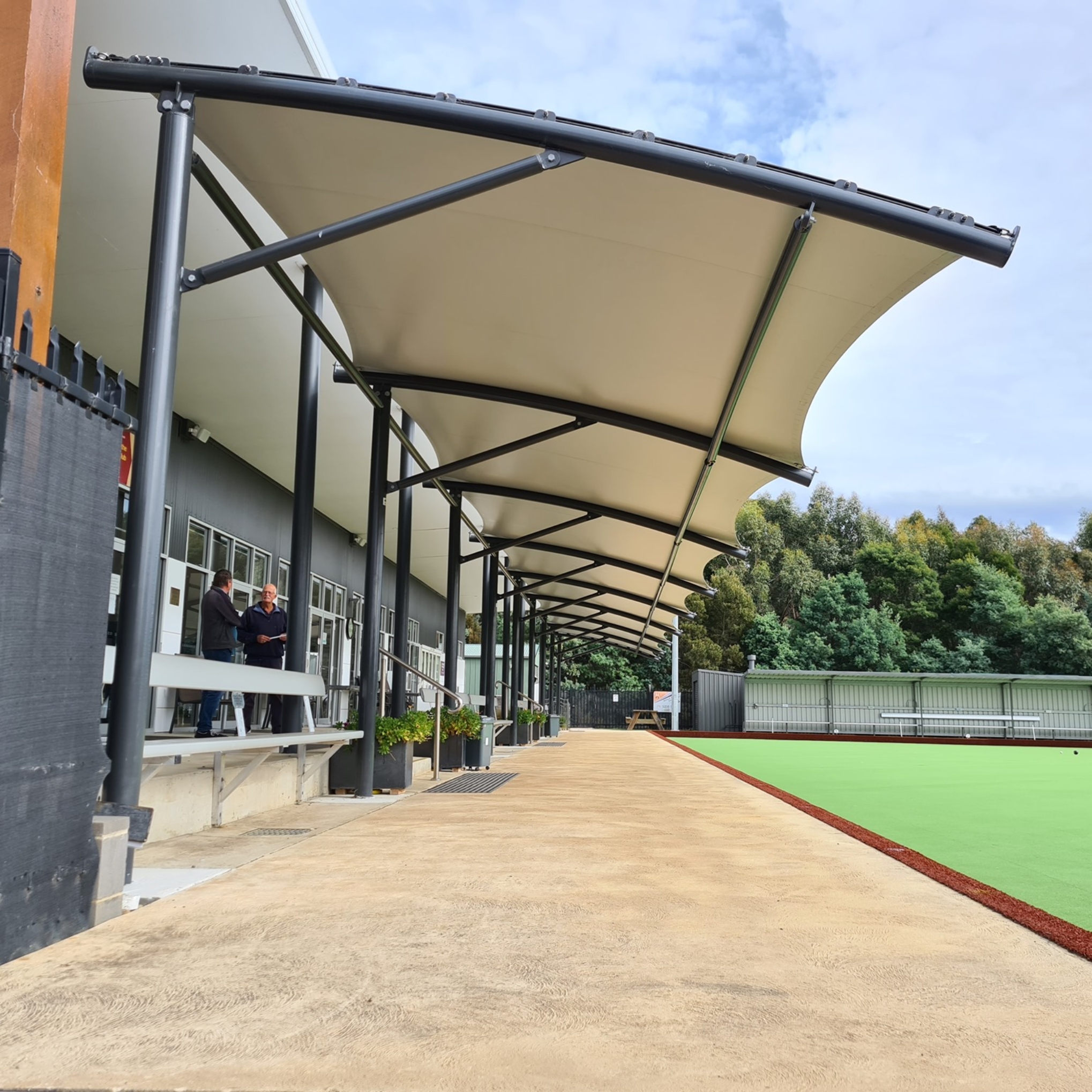 Outdoor Walkway Shade | Walkway Shade for Sale | The Royal Shade